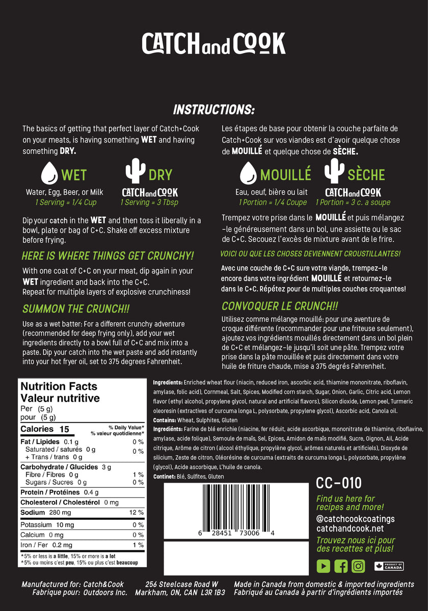 Catch and Cook - Lemon Pepper - 3 Pack – Catch & Cook